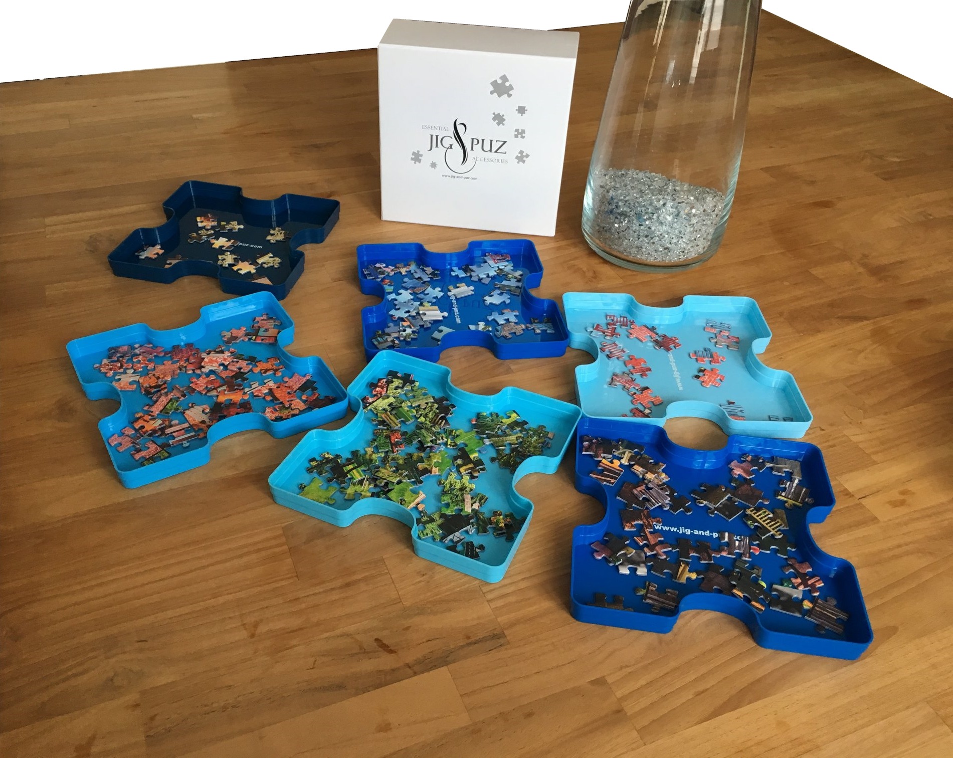 Jig & Puz Sorteerbakjes - Puzzelaccessoires - Puzzelplaza